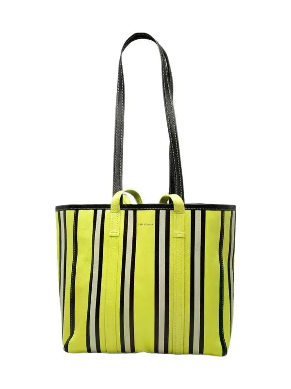 Balenciaga 2021 Lambskin East West Shopper Tote - Yellow