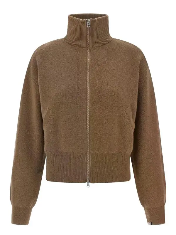 Extreme Cashmere Xtra Cute Jacquard-knit Cardigan - Brown