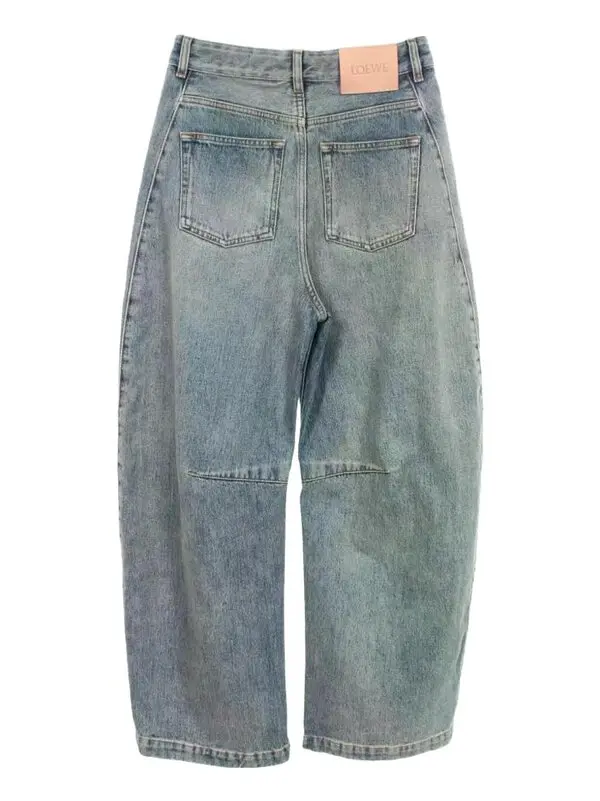 Loewe 2010s Anagram Barrel Jeans - Blue