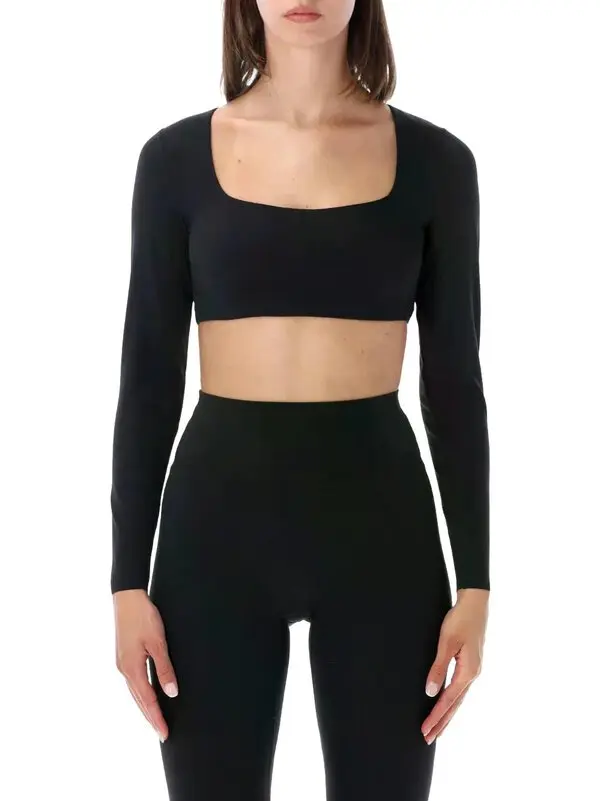 Nike Zenvy Light-support Padded Long-sleeve Sports Bra - Black