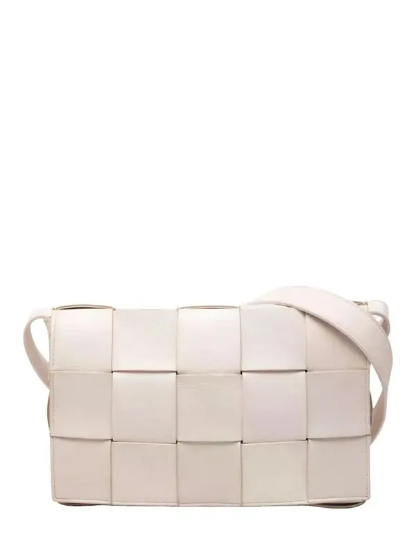 Bottega Veneta Nappa Intrecciato Cassette Crossbody Bag - Pink