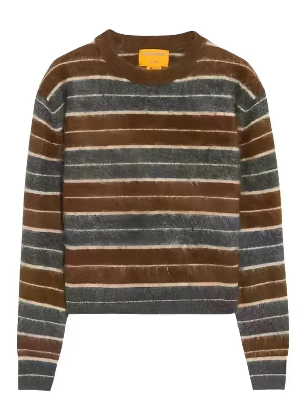 Guest In Residence Striped Cashmere Sweater - Brown