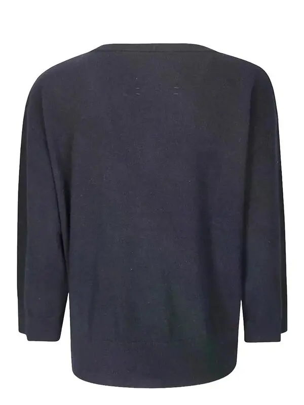 Extreme Cashmere Pearl V-neck Sweater - Blue