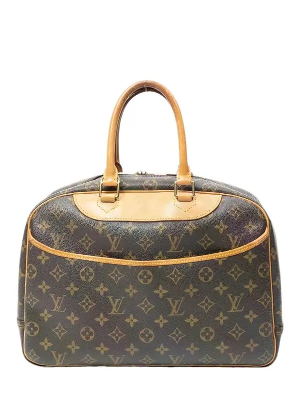 LOUIS VUITTON Deauville Monogram Tote Bag - Brown