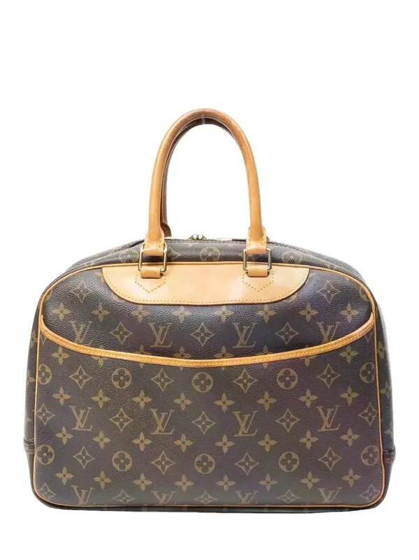 LOUIS VUITTON Monogram Canvas Deauville Tote Bag - Brown