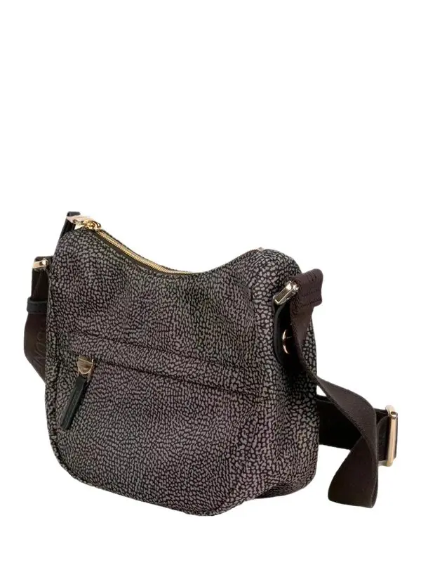 Borbonese Op-print Shoulder Bag - Grey