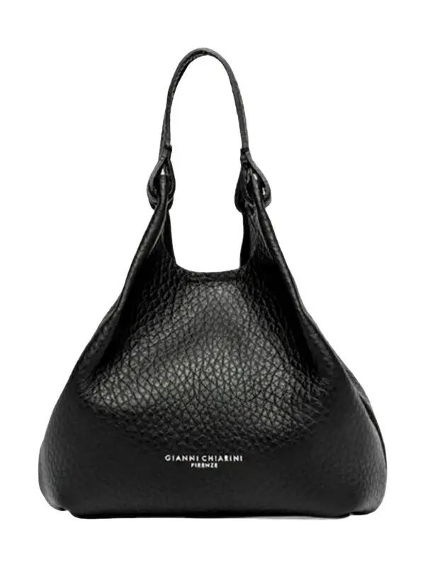 GIANNI CHIARINI Dua Grained Leather Tote Bag - Black