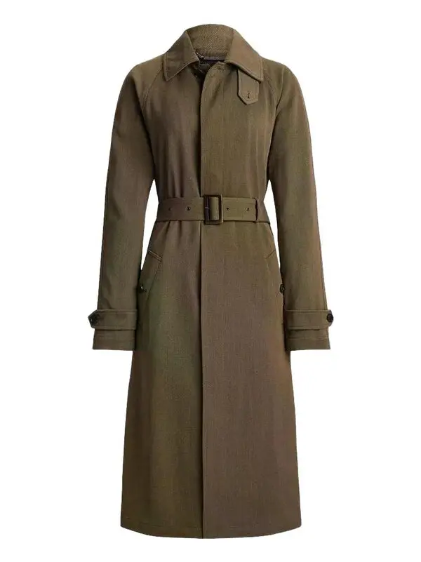 Polo Ralph Lauren Matthews Wool Covert Coat - Green