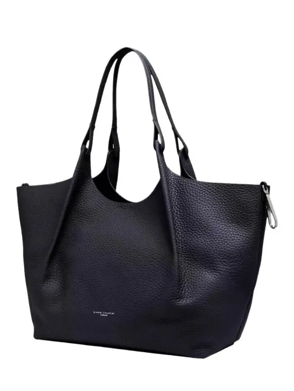 GIANNI CHIARINI Dua Grained-leather Tote Bag - Blue