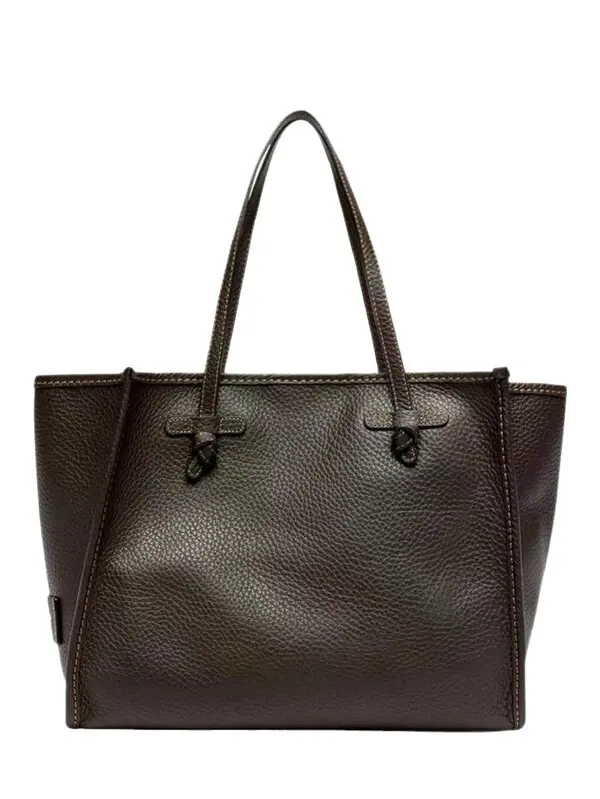 GIANNI CHIARINI Marcella Leather Tote Bag - Brown