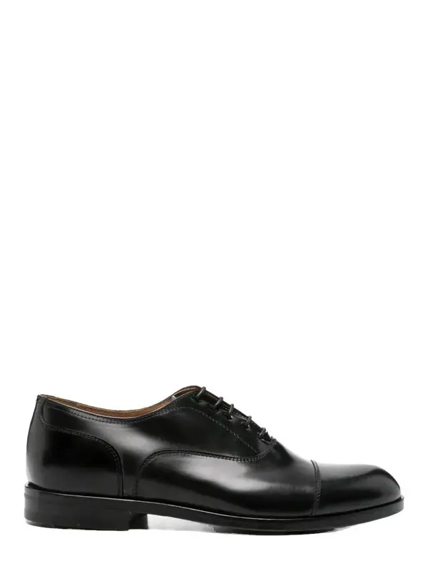 GREEN GEORGE Lace-up Derby Shoes - Black
