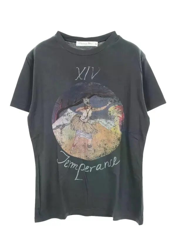 Dior 2010s Motherpeace-print T-shirt - Grey