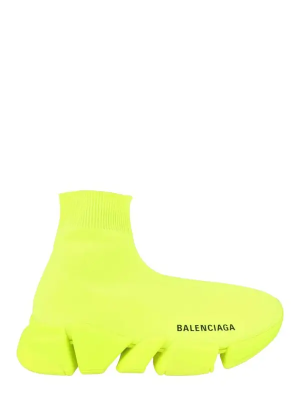 Balenciaga Speed 2 Knit Sock Sneakers - Yellow