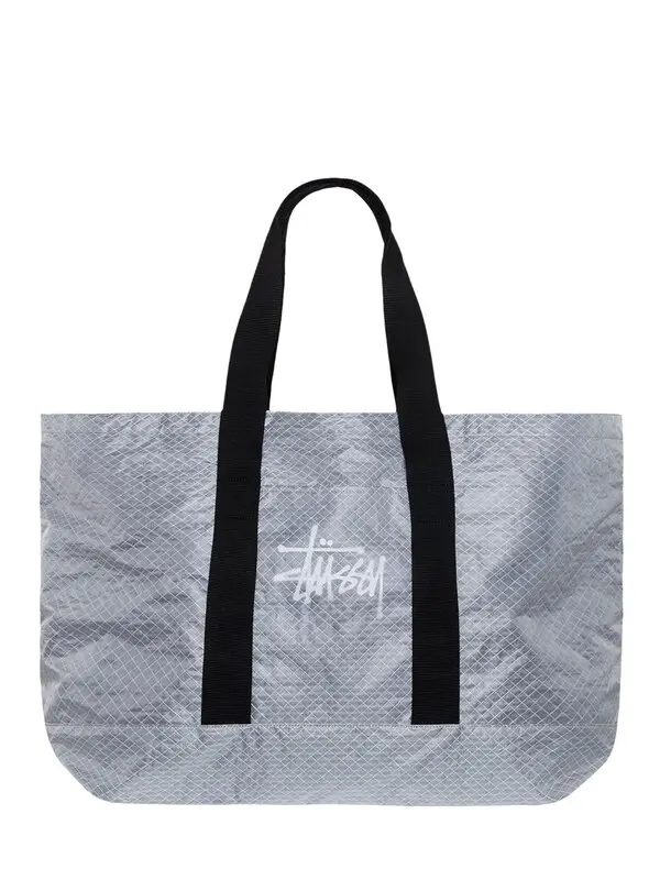 StÜssy Ripstop Overlay Tote Bag - Black