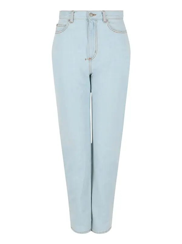 Alexander McQueen High-rise Wide-leg Jeans - Blue
