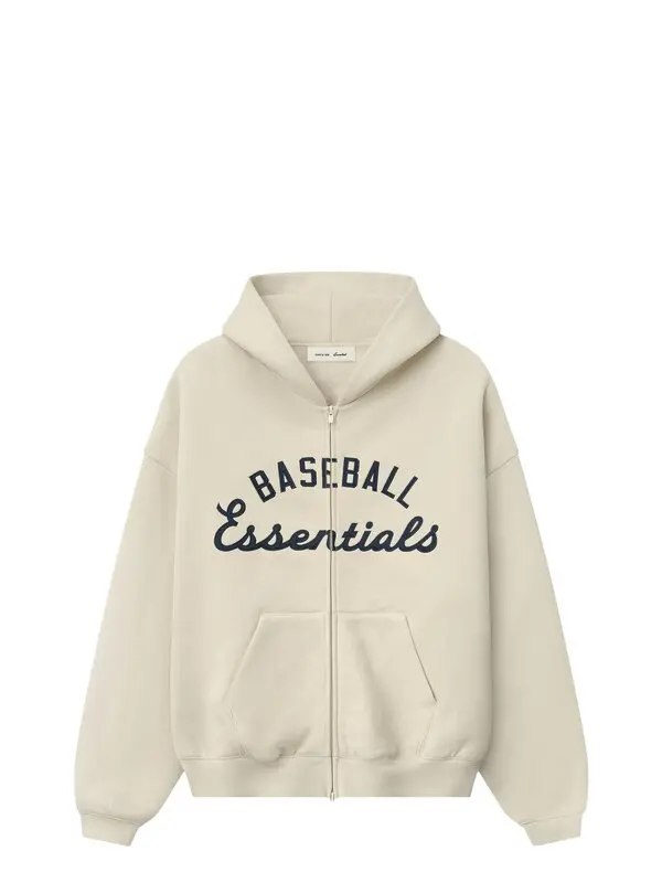 Fear Of God Mlb Full Zip Sport Hoodie - Cream