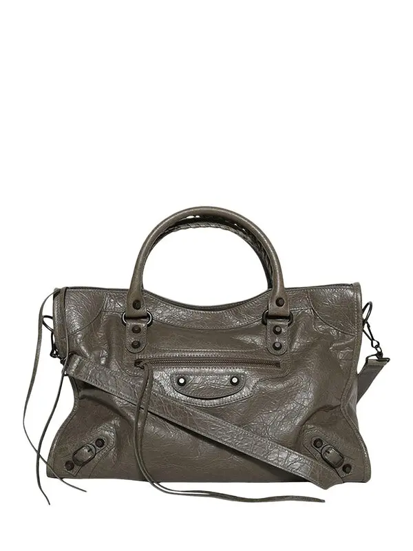 Balenciaga Medium Le City Tote Bag 'army - Green