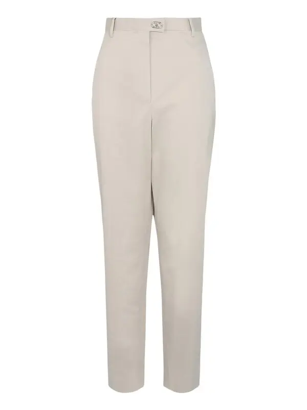 FERRAGAMO Tailored Cotton-blend Trouser - Grey