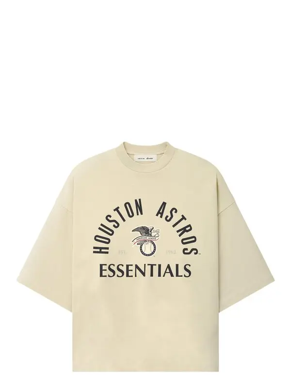 Fear Of God Astros American League Merch Tee 'sandstone - Cream