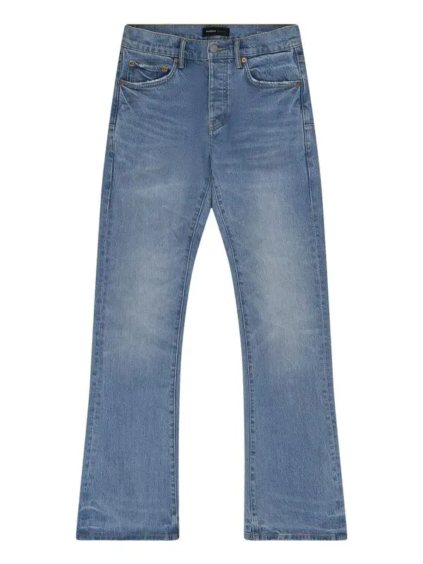 PURPLE BRAND Coated Flare Jeans - Blue