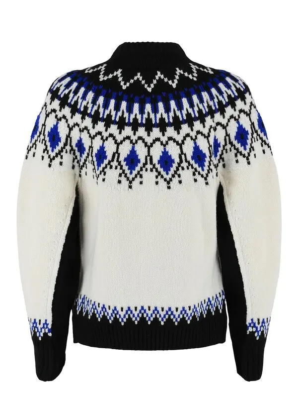 Alexander McQueen Fair Isle Knit Sweater - Cream