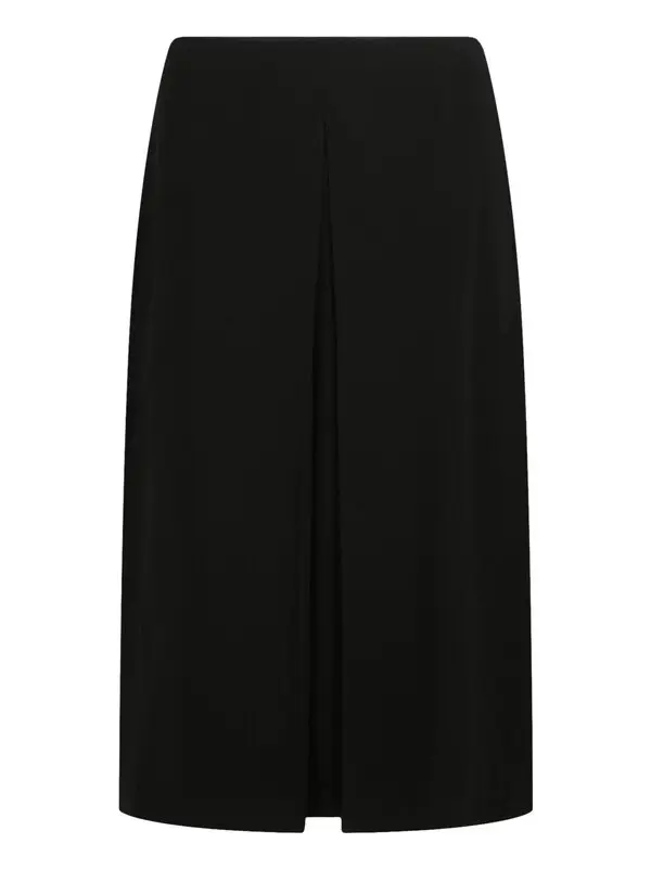 FERRAGAMO Pleated Midi Skirt - Black