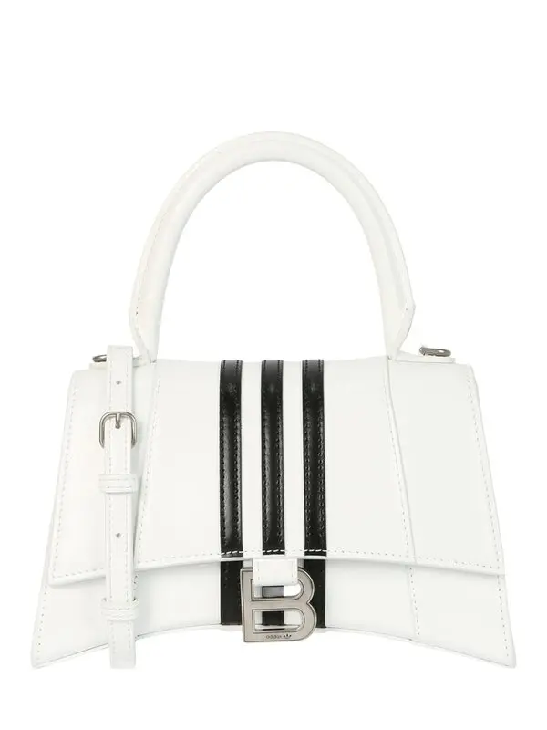 Balenciaga X Adidas Limited Edition Hourglass Shoulder Bag 'optic /black - White