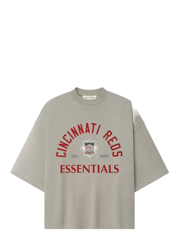 Fear Of God Reds National League Merch Tee 'seal - Grey