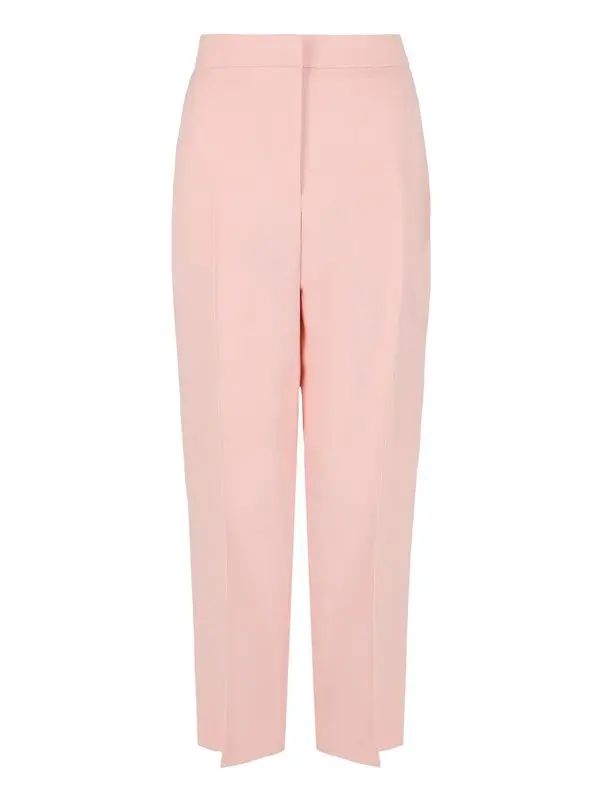Alexander McQueen Straight Leg Cigarette Trousers - Pink