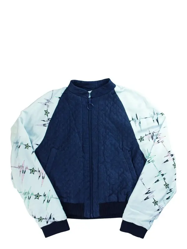 TRAMP IN DISGUISE Cyl Bomber Jacket - Blue