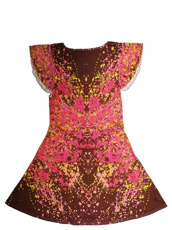 TRAMP IN DISGUISE Eruption Dress - Pink