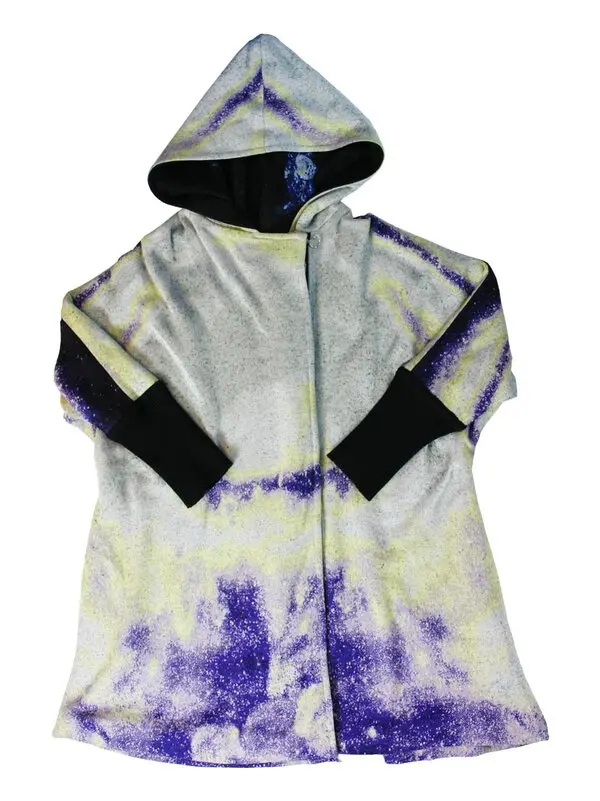 TRAMP IN DISGUISE Galaxy Coat With Hood - Gray