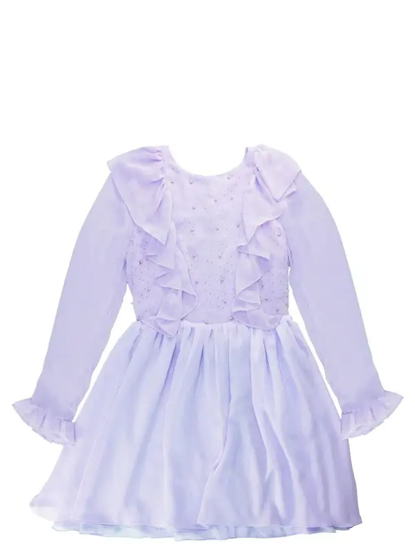 TRAMP IN DISGUISE Dustie Dress With Frills And Beading - Pink