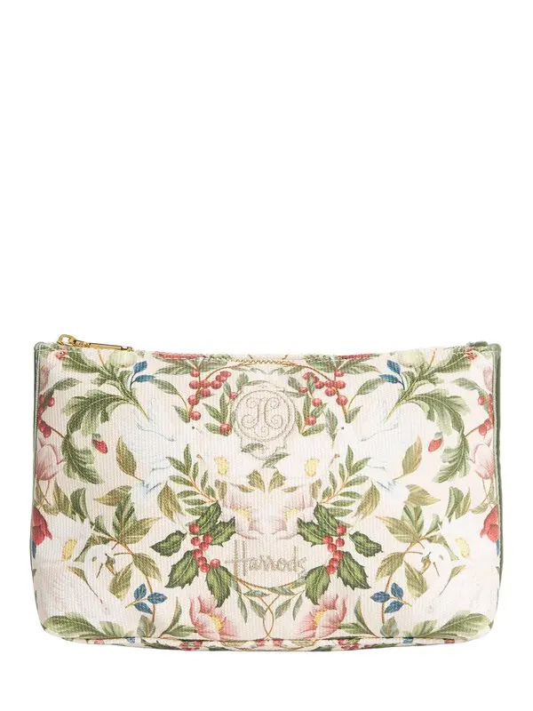 Harrods Small Partridge Cosmetic Bag - Neutral