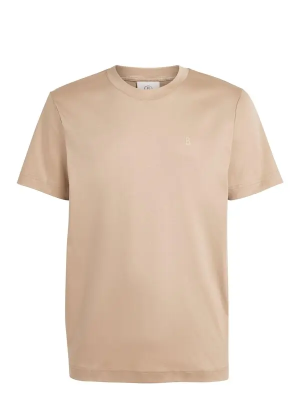 Bogner Cotton Logo Ryan T-shirt - Beige