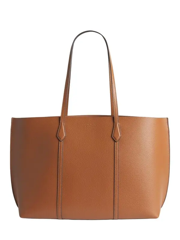 Tory Burch Leather Perry Tote Bag - Brown