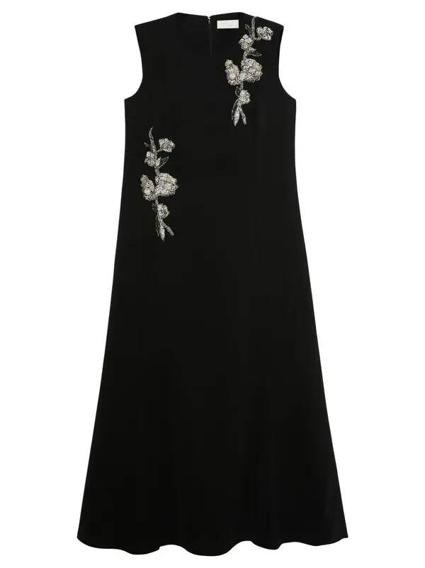 Marina Rinaldi Embellished Maxi Dress - Black
