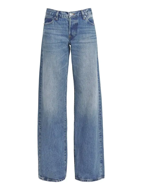FRAME Wide Leg Jeans - Blue