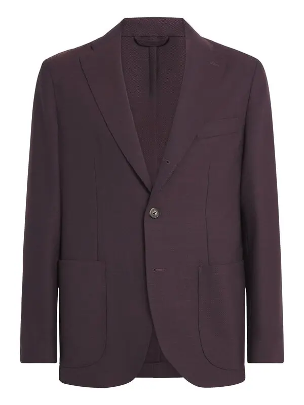 Eton Lana Tech Blazer - Red