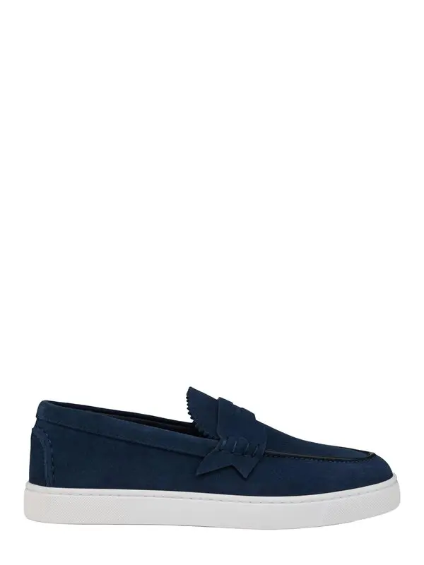 CHRISTIAN LOUBOUTIN The Harold I Suede Loafers - Navy