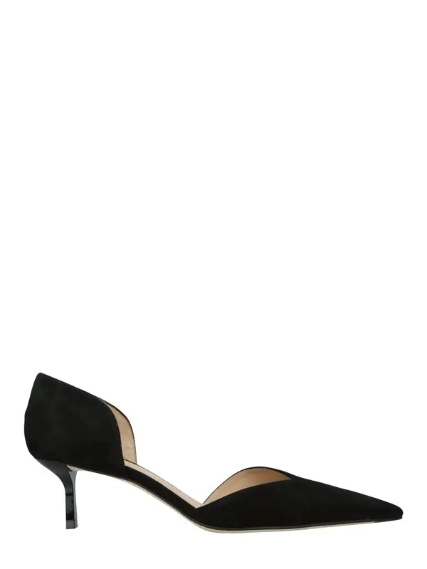 Victoria Beckham Suede D'orsay Pumps 55 - Black