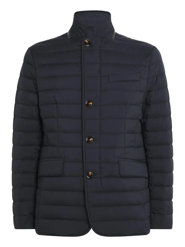 MOORER Quilted Down Jacket - Navy