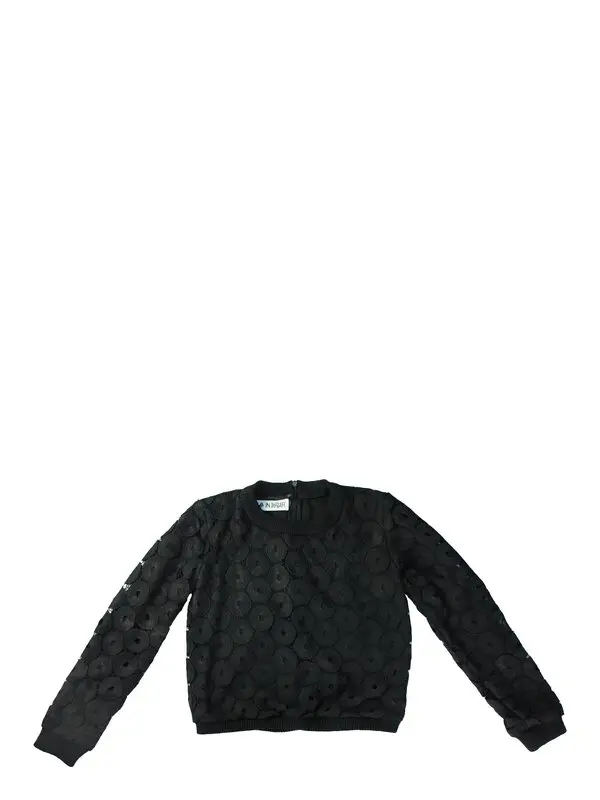 TRAMP IN DISGUISE Linne Lace Jumper - Black