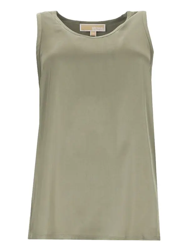 Michael Kors Sleeveless Crewneck Tank Top - Green