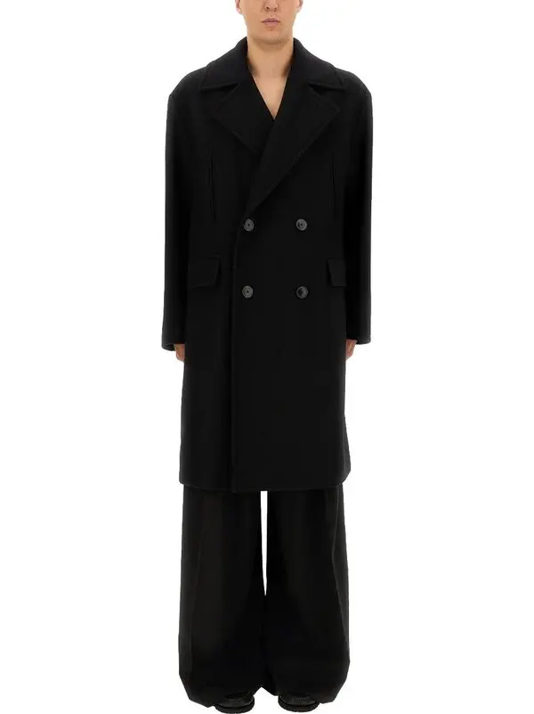 Dries Van Noten Wool & Polyamide Tailored Jacket - Black