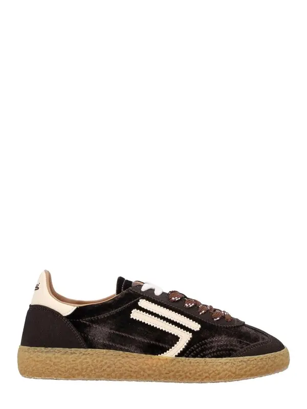 PURAAI Velvet Low-top Sneakers - Marrone