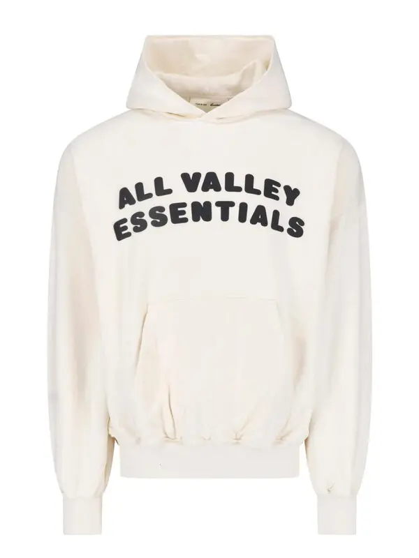 Fear Of God Graphic Pullover Hoodie - White