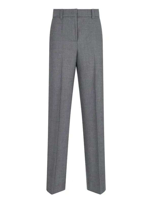 Incotex Tailored Straight-leg Trousers - Grey