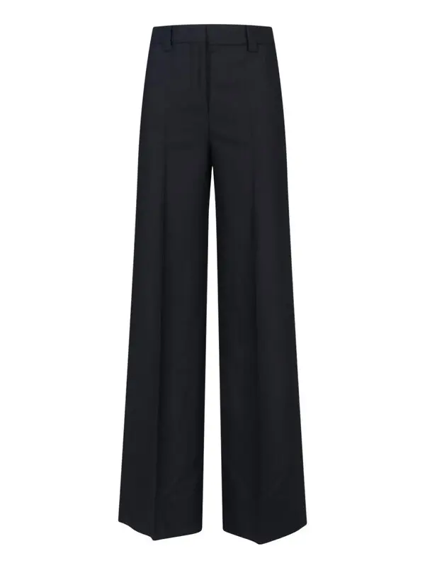 Incotex Tailored Wide-leg Trousers - Black