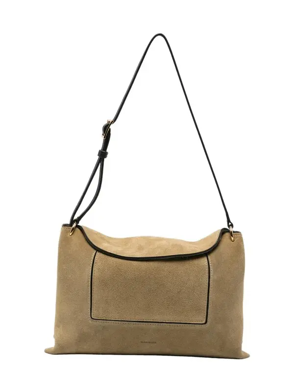 WANDLER Mini Leather Crossbody Bag - Verde